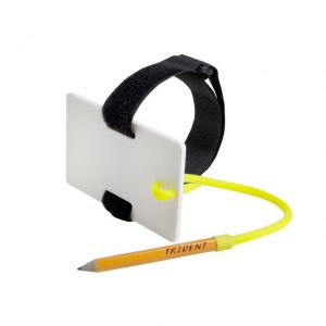 Trident Underwater Writing Wrist Slate with Velcro - Diver Dan's
